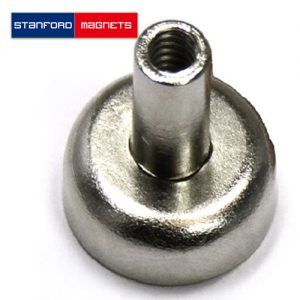 SMON3123 Holding Power Pot Magnet w/ Female Threaded Stud Neodymium Cup ...
