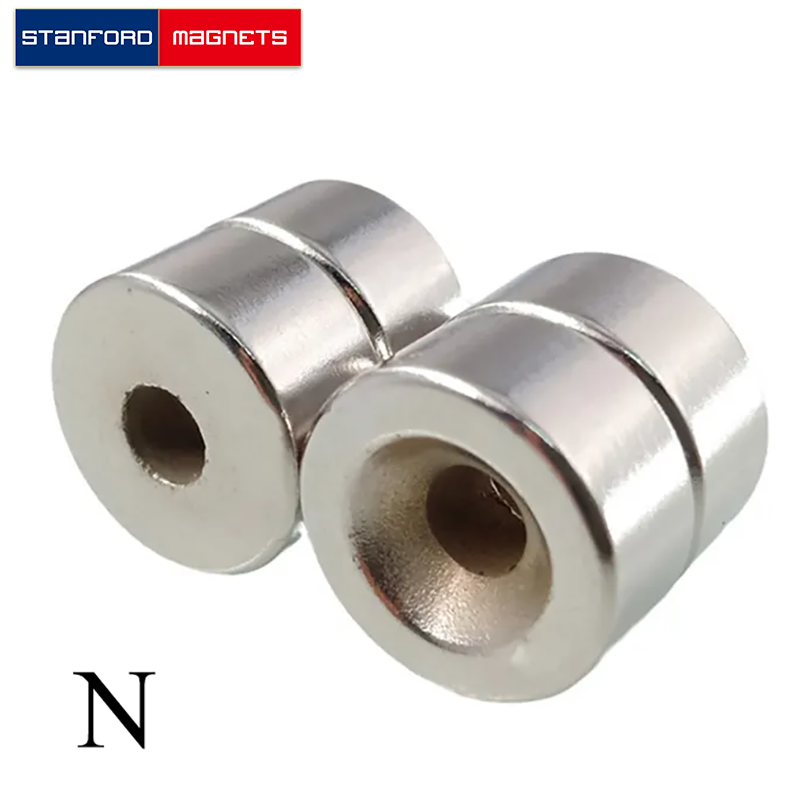 Neodymium Disc/Cylinder Magnets With Countersunk Holes